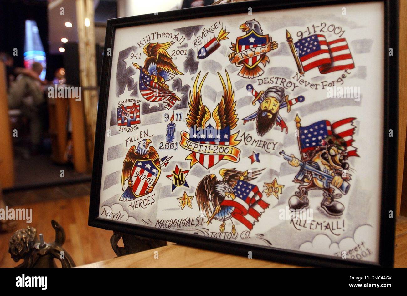 A selection of Sept. 11 inspired tattoos by Josh Everett and Damien ...