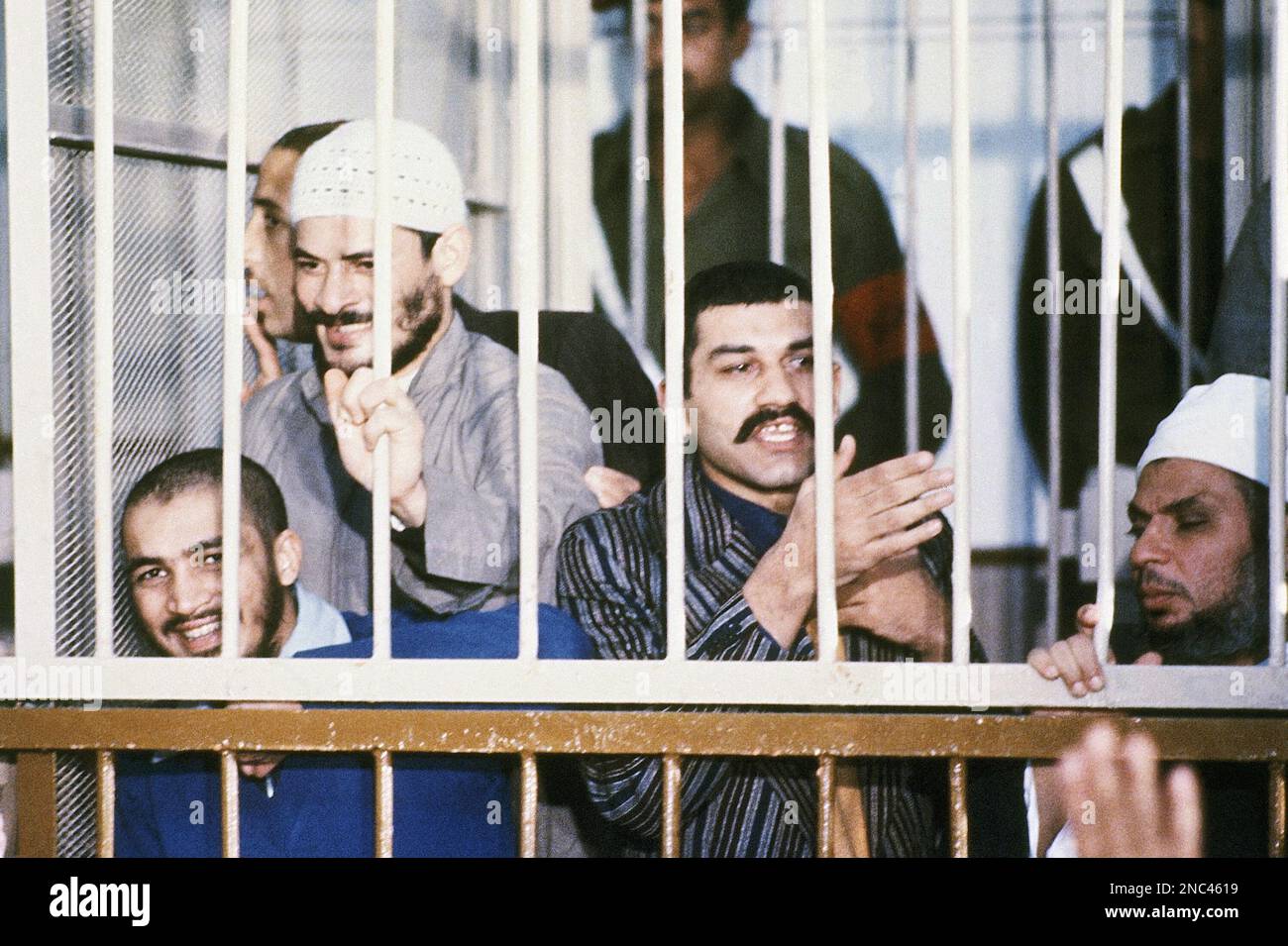 The trial of 24 members of a Muslim extremist group was resumed in ...