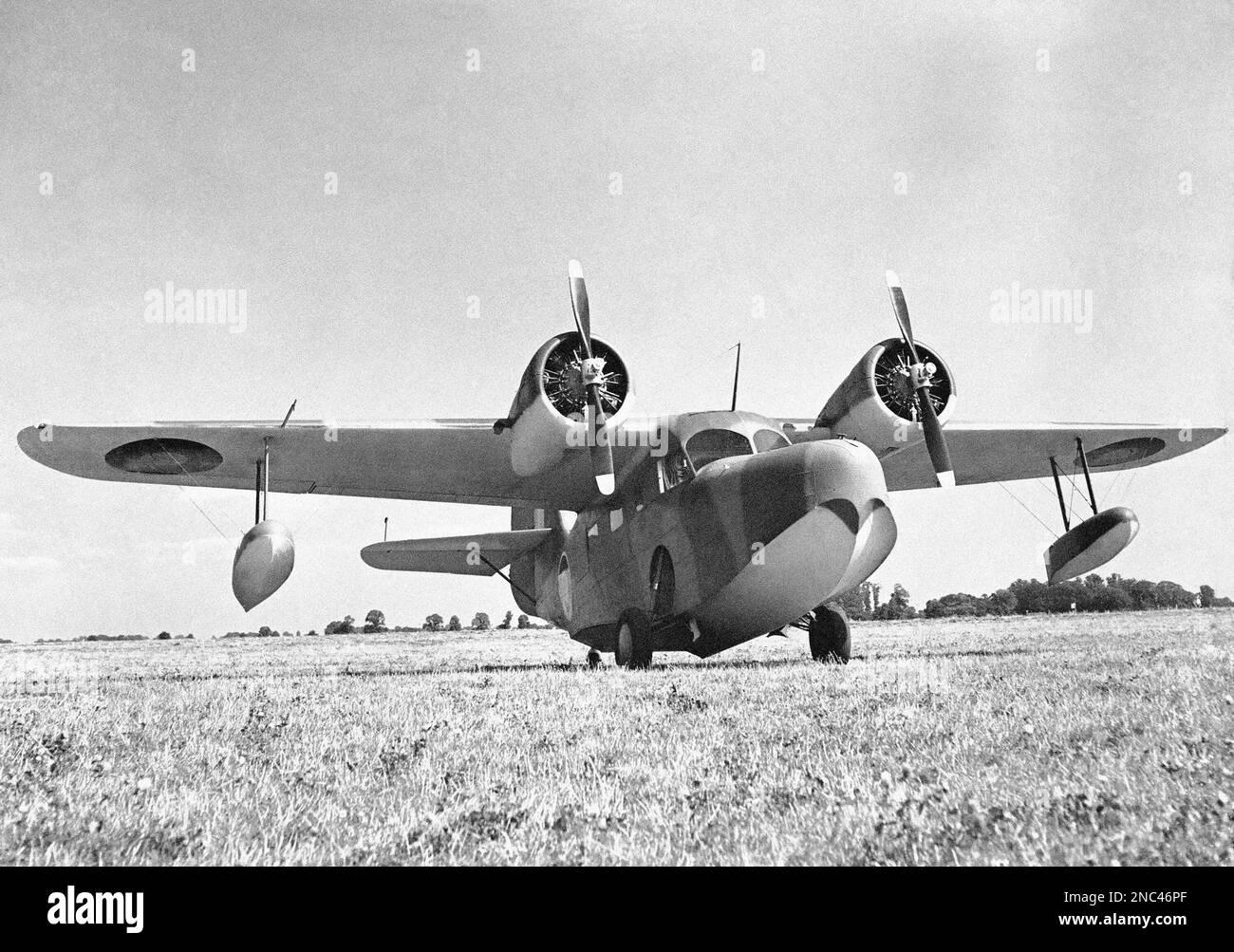 The Royal Air Force’s Gruman Goose amphibian is an all metal plane ...
