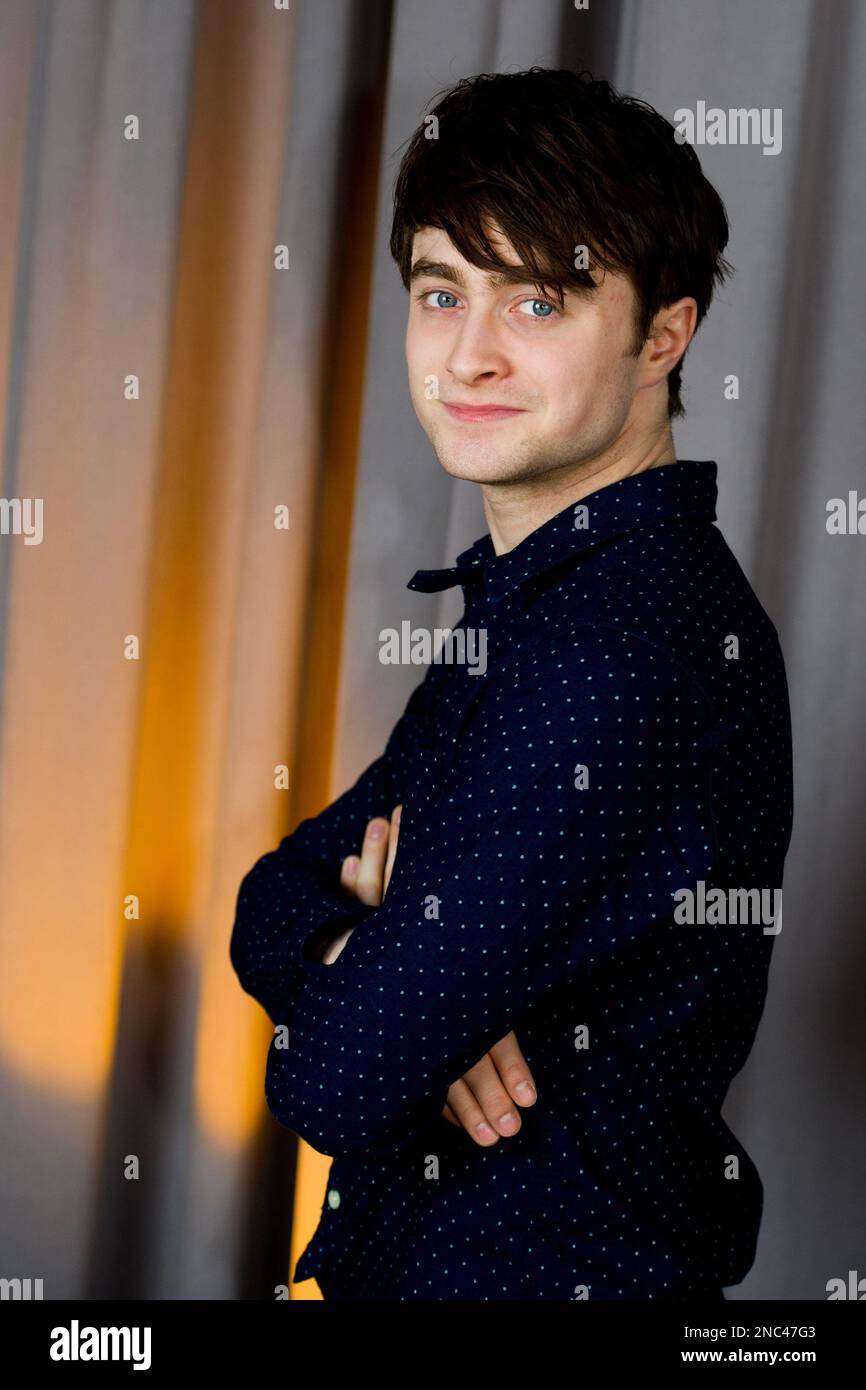 Daniel Radcliffe poses for a portrait in New York, Thursday, March 17 ...