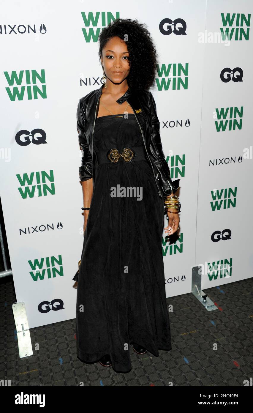 Actress Yaya Dacosta attends the premiere of 'Win Win' at the SVA ...