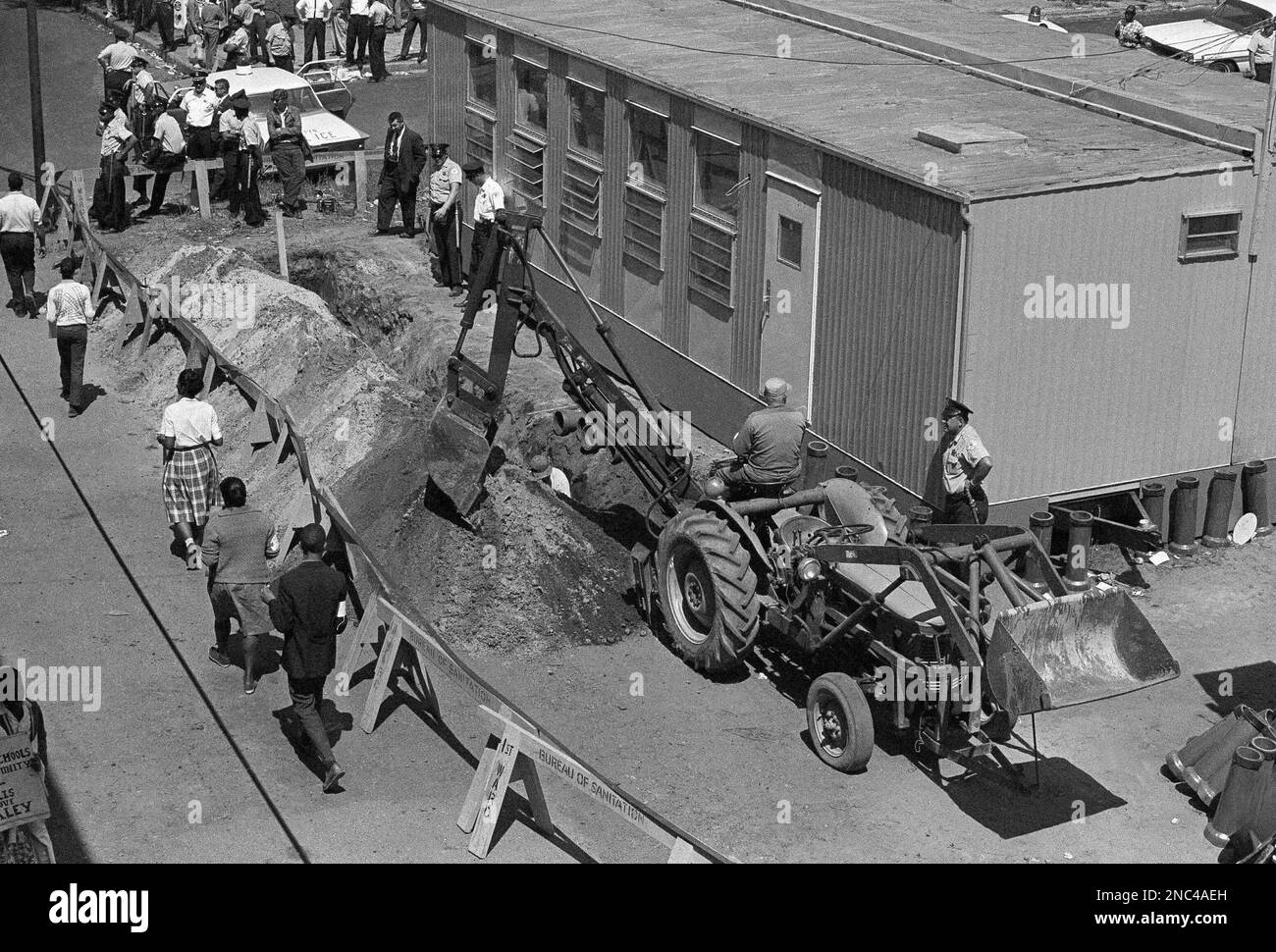 After two days of arrests and violence, quiet prevailed at a school ...