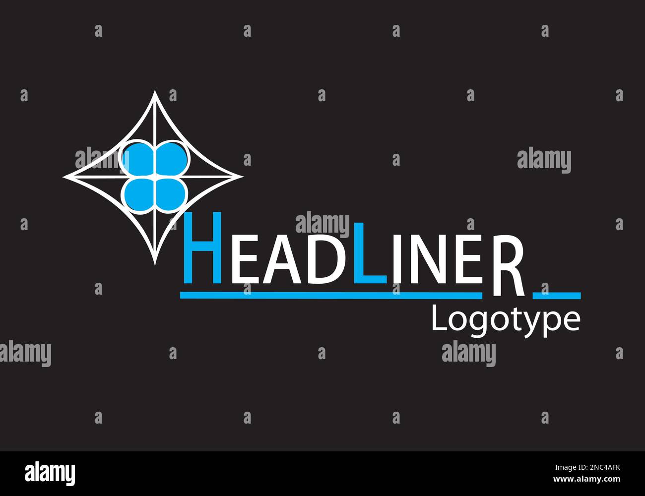 Round road interchange abstract icon with highway Stock Vector Image ...