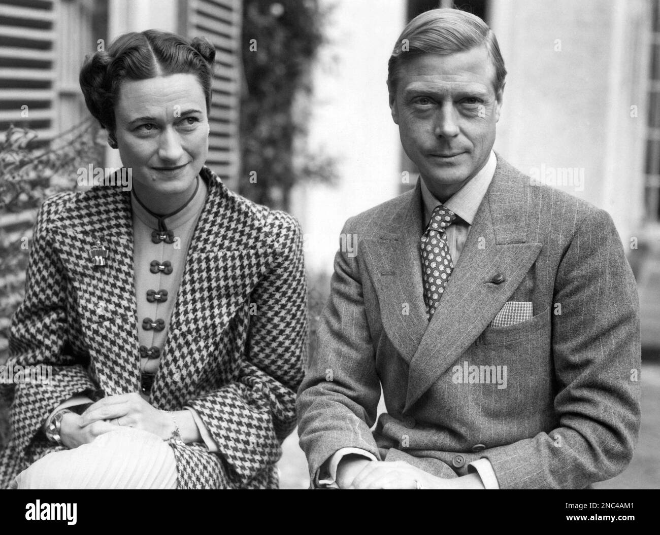 The Duke of Windsor, Prince Edward, and the Duchess, the former Wallis ...