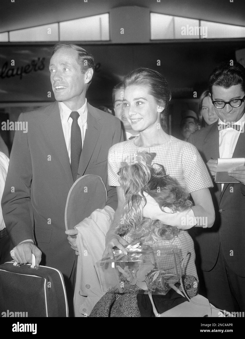 Peter Finch And Audrey Hepburn
