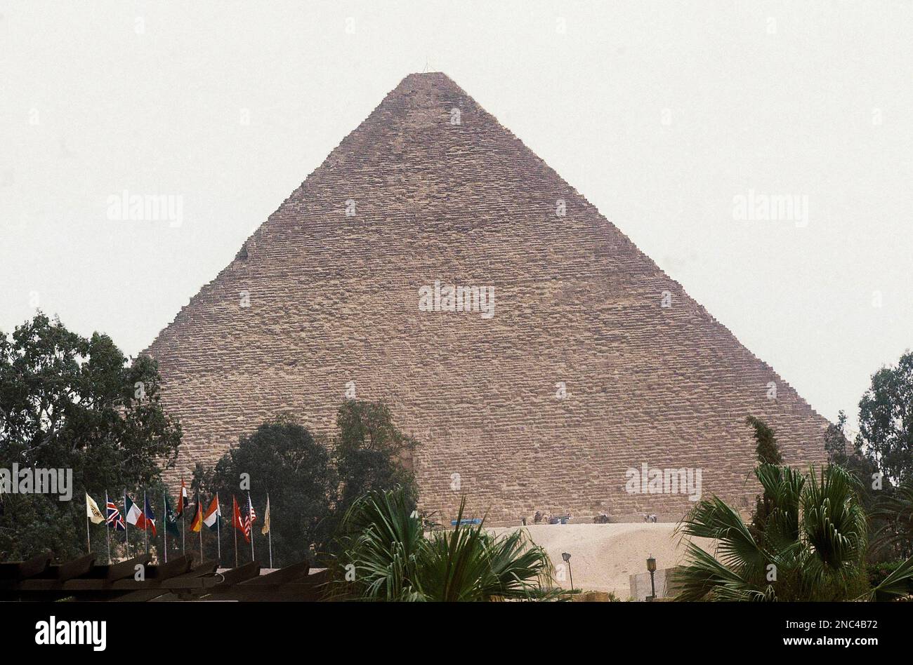 Pyramid in Cairo, Egypt on May 20, 1985. (AP Photo/Paola Crociani Stock ...