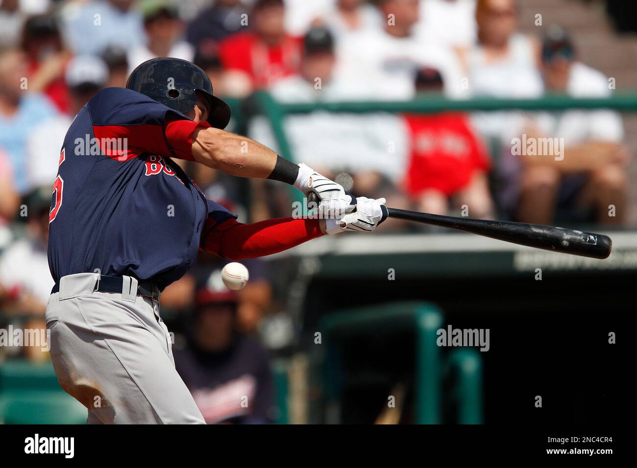 Boston Red Sox center fielder Ryan Kalish (55)plays in a spring ...