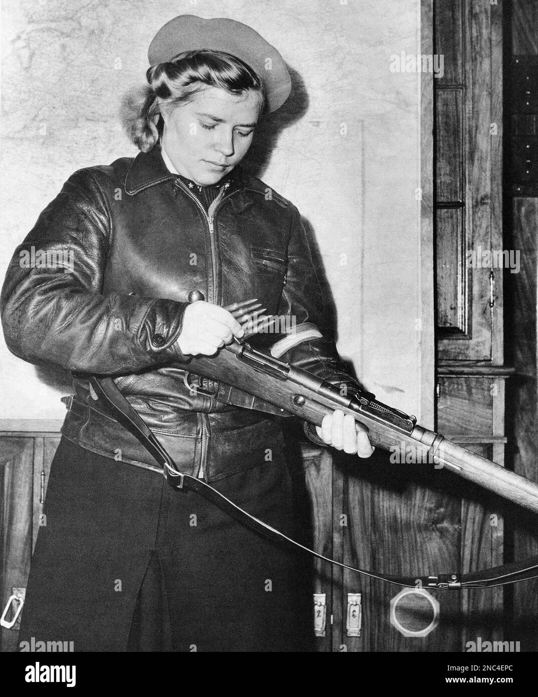 Nina Lickochova, fourth mate on the Russian Icebreaker for repairs ...