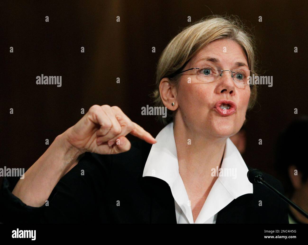 FILE - In this July 21, 2010, file photo, Elizabeth Warren, before a ...