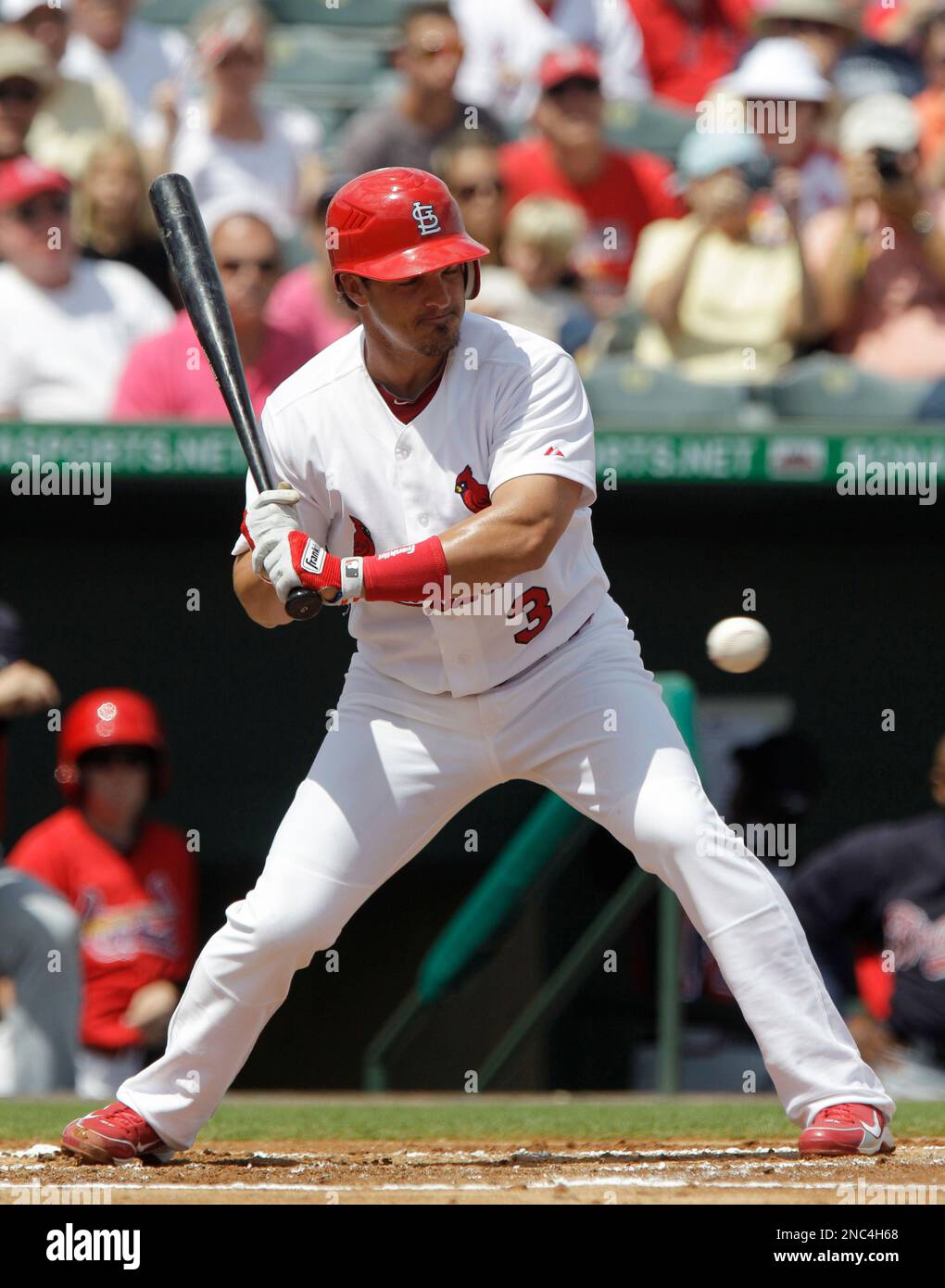 St. Louis Cardinals Ryan Theriot (3) during a spring training baseball ...