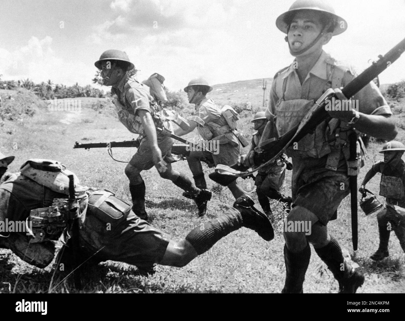 Taking part in defence of Malaya alongside British, Indian and ...