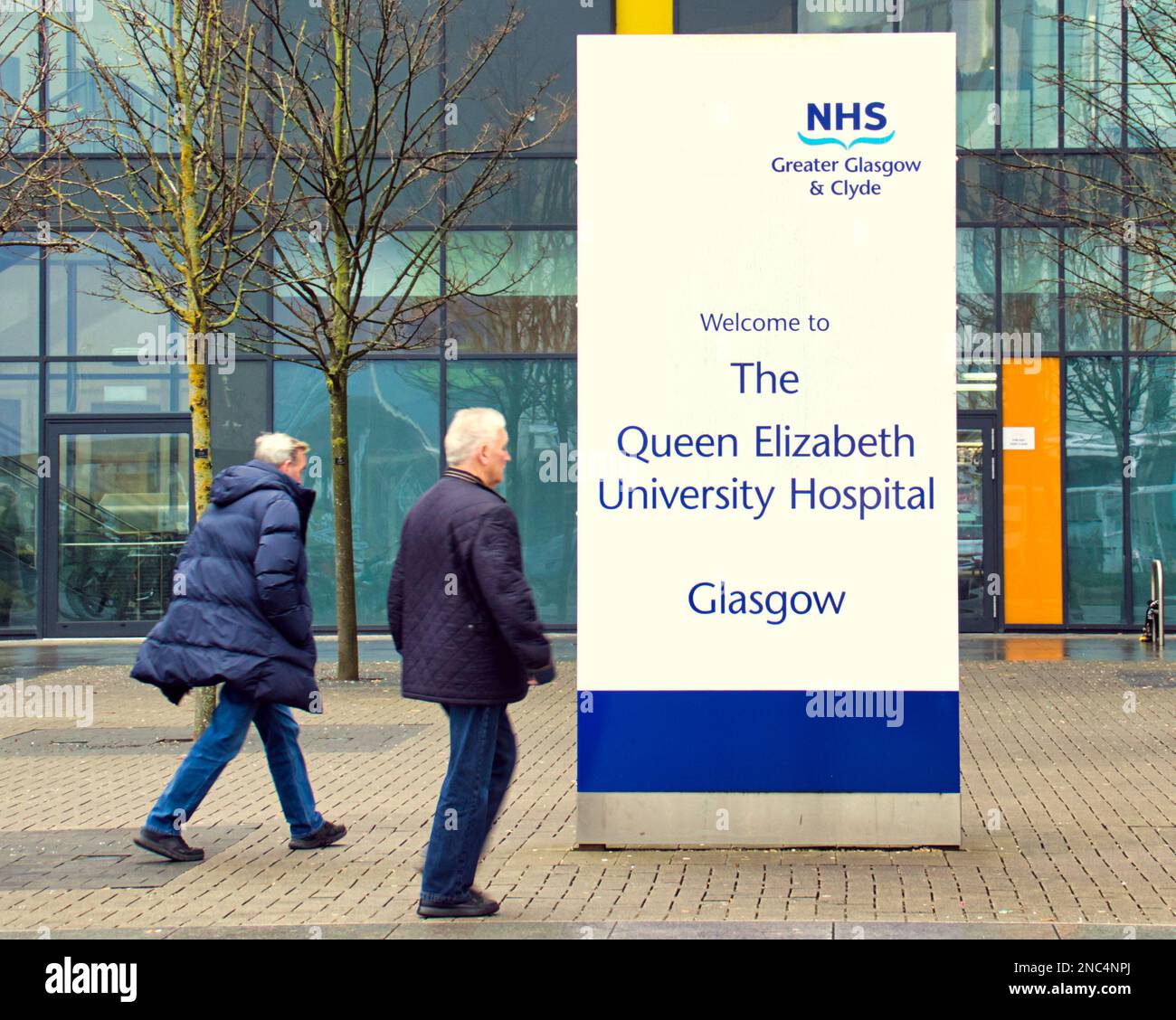 Glasgow, Scotland, UK 14th February, 2023. Queen Elizabeth University ...