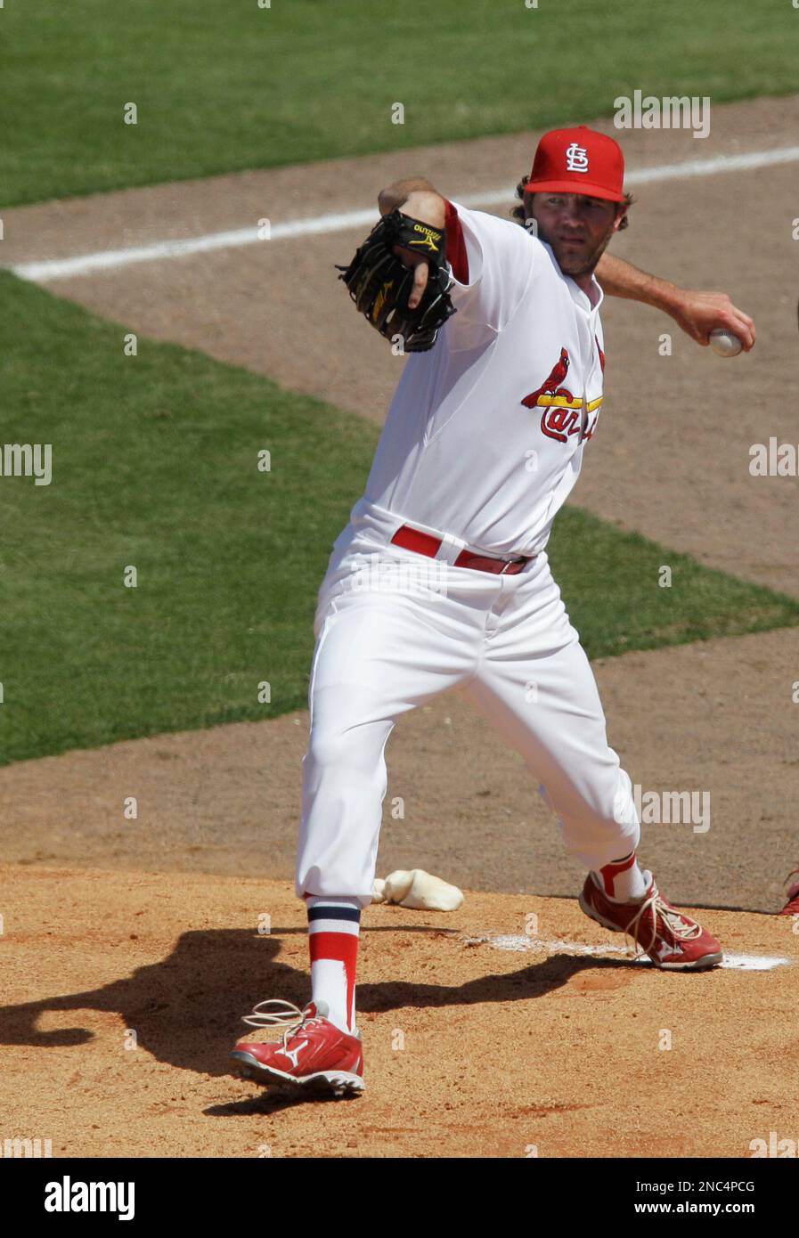 St. Louis Cardinals relief pitcher Brian Tallet (56) during a spring ...