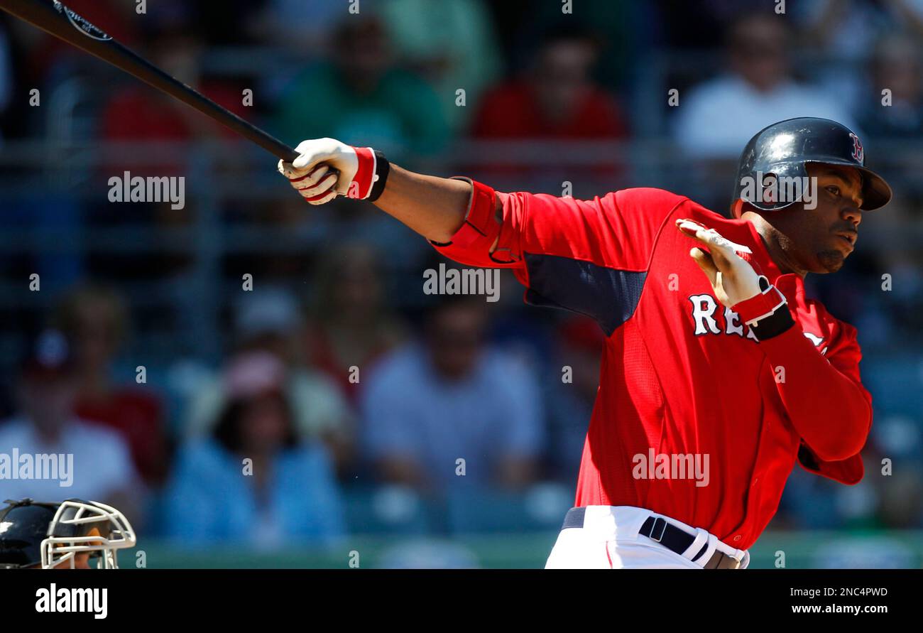 Boston Red Sox Carl Crawford against the Baltimore Orioles in a spring ...