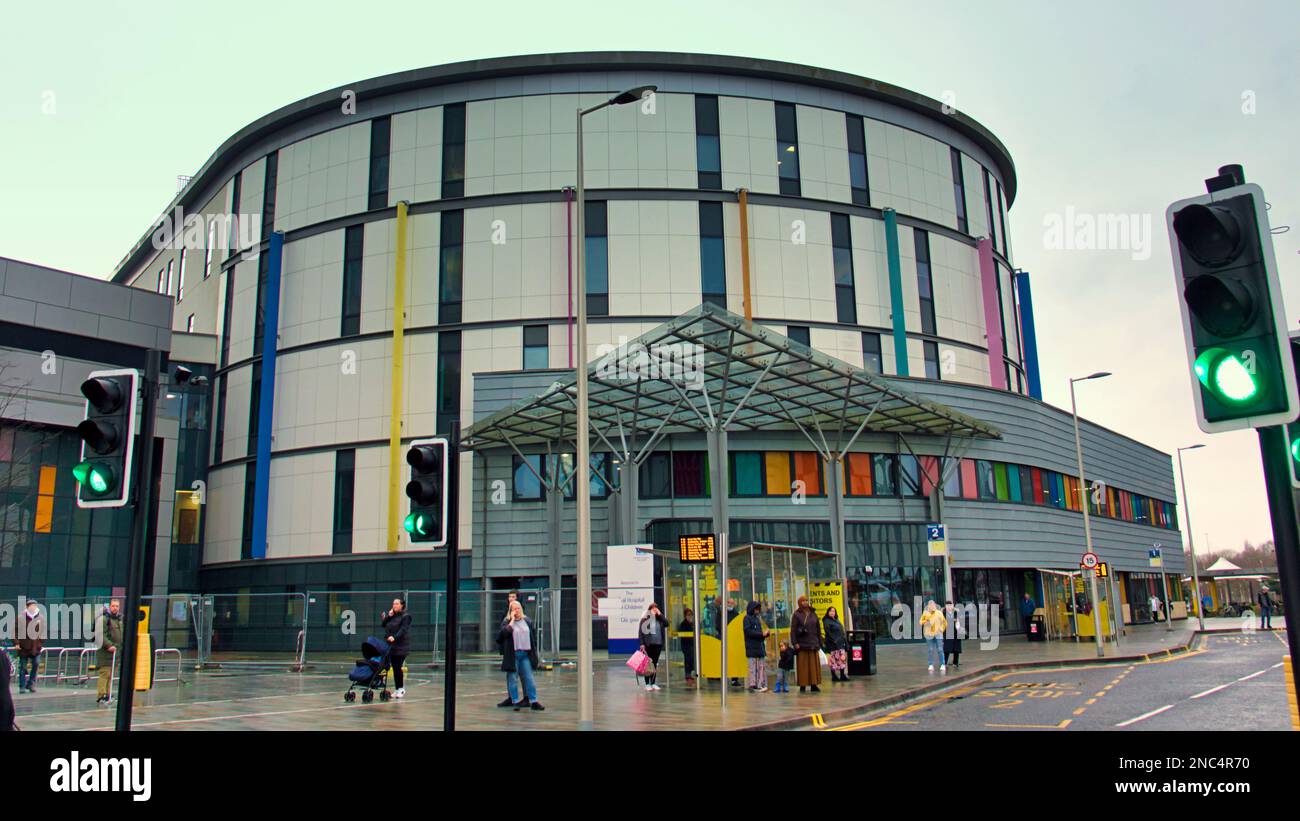 Glasgow, Scotland, UK 14th February, 2023. Queen Elizabeth University ...
