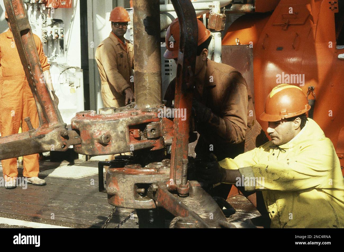 Abu Rodeis Sinai Oil in Egypt in 1985. (AP Photo Stock Photo - Alamy