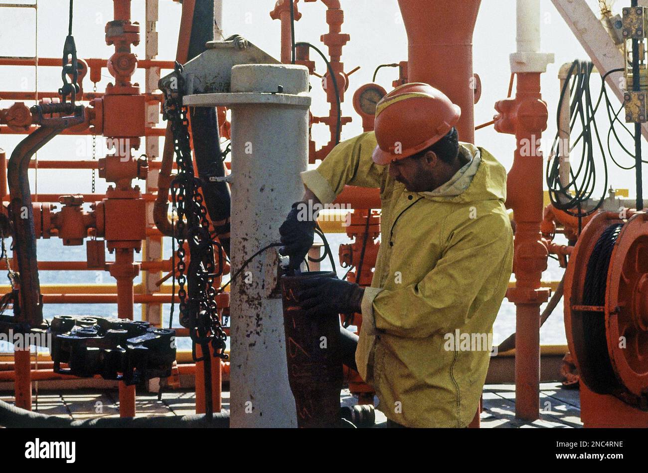 Abu Rodeis Sinai Oil in Egypt in 1985. (AP Photo Stock Photo - Alamy