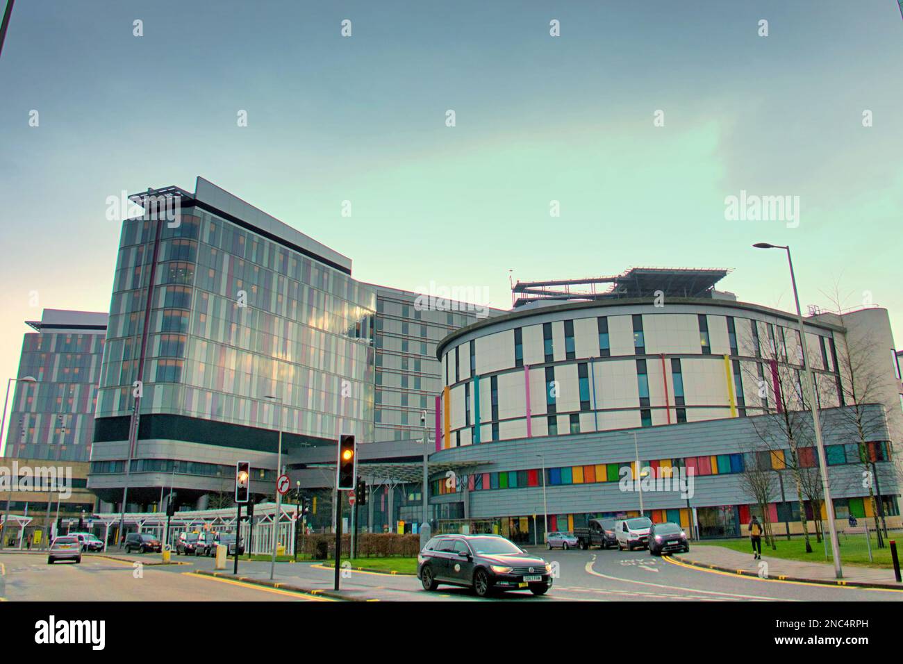 Glasgow, Scotland, UK 14th February, 2023. Queen Elizabeth University ...