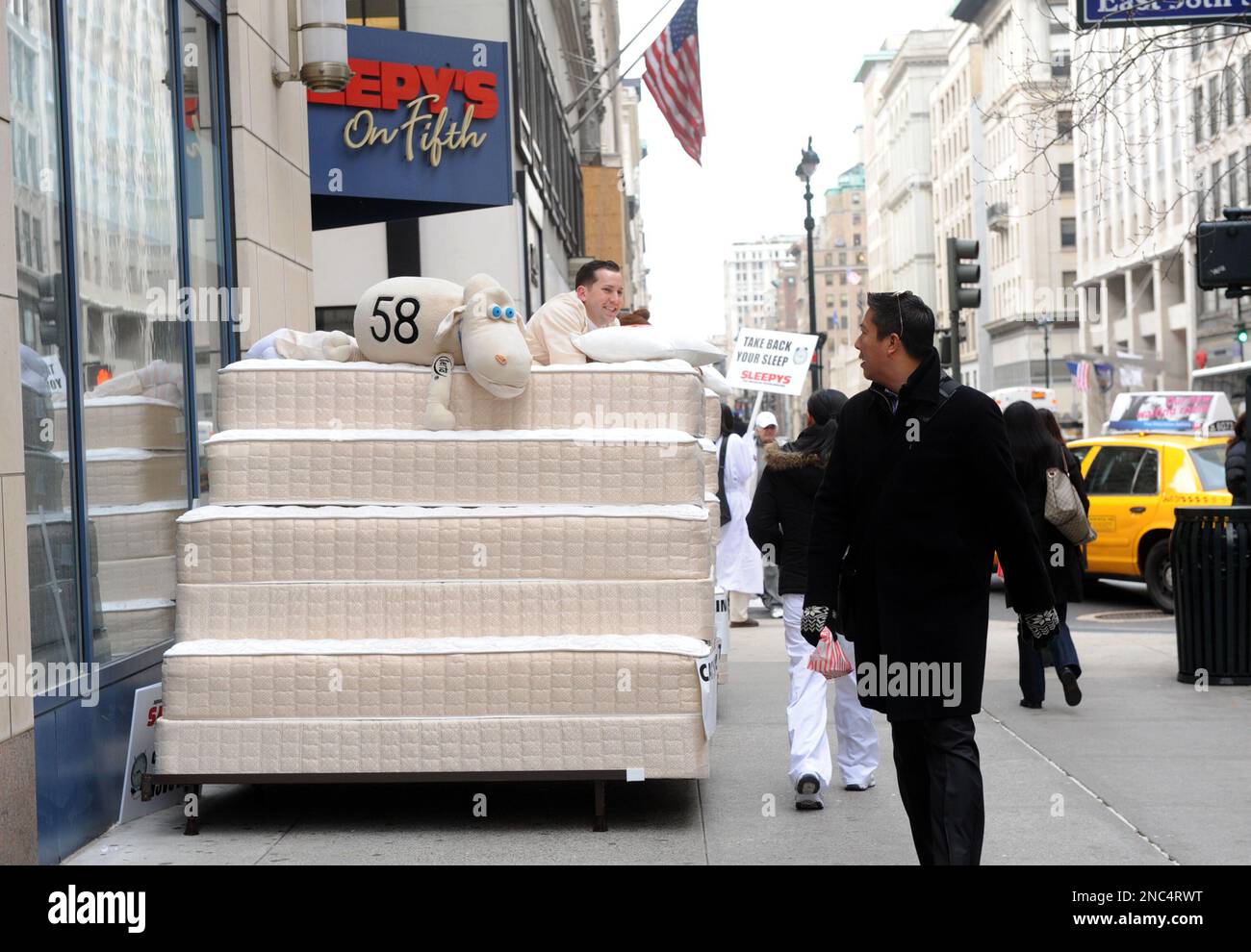 ** COMMERCIAL IMAGE ** In this photograph taken by AP Images for Sleepy ...