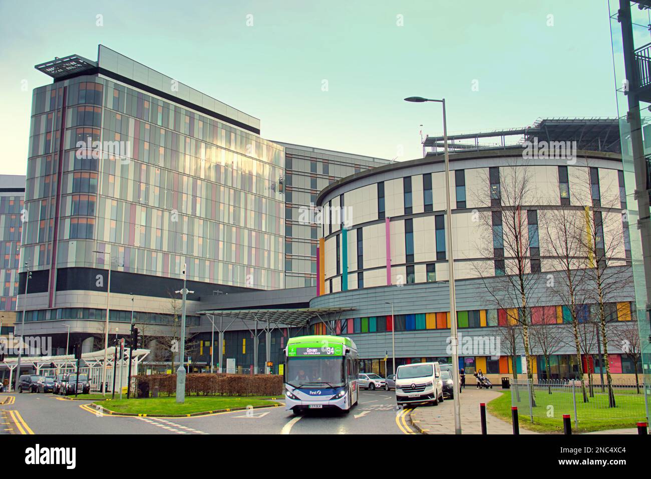 Glasgow, Scotland, UK 14th February, 2023. Queen Elizabeth University ...