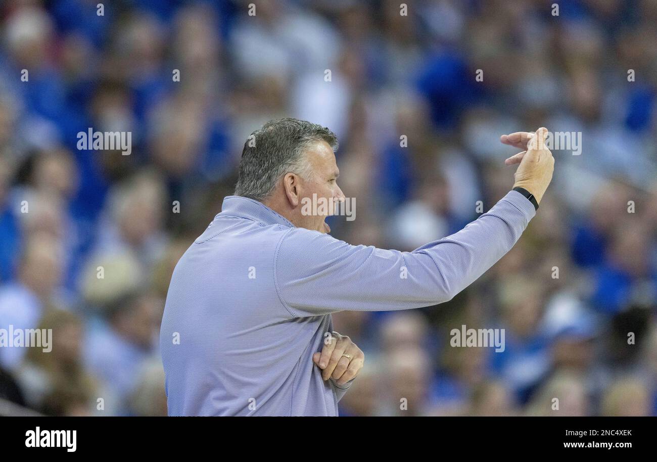Creighton head coach Greg McDermott signals his team as they play ... Creighton head coach Greg McDermott signals his team as they play ...