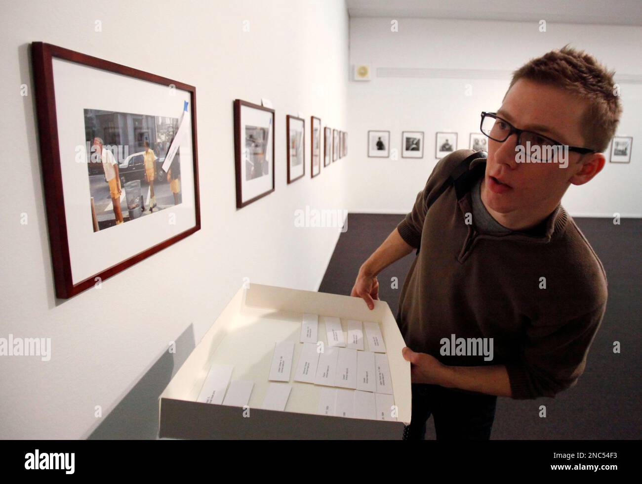 In this photo taken Thursday, Jan. 6, 2011, collector John Maloof ...