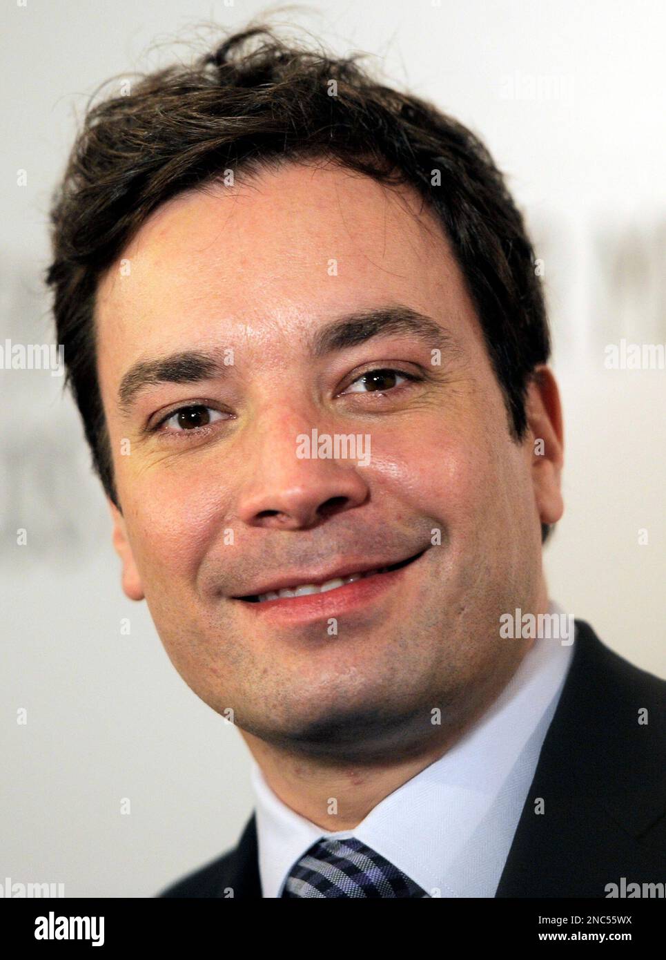 Jimmy Fallon, host of "Late Night with Jimmy Fallon," arrives for An ...