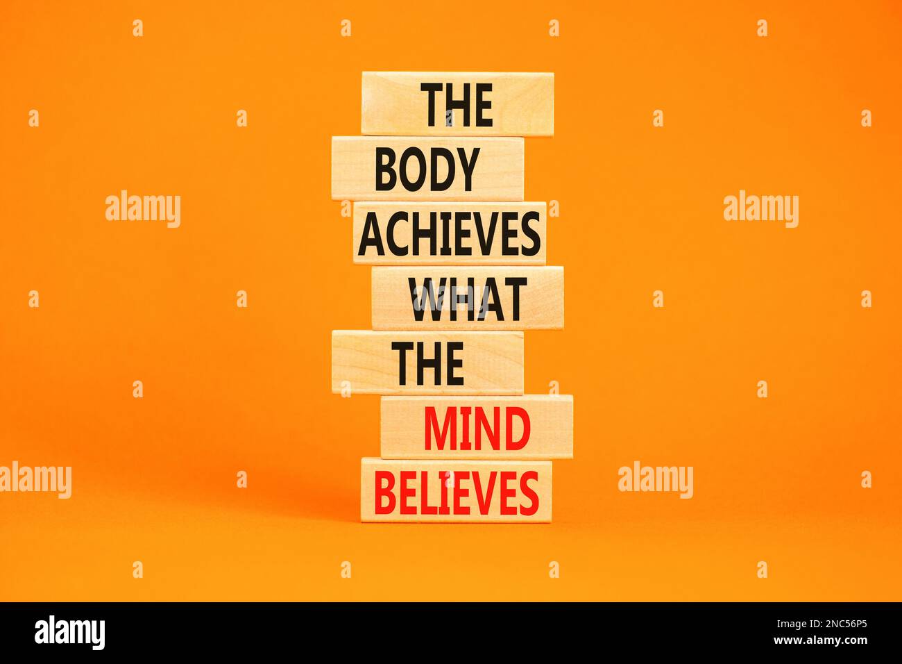 Mind and body symbol. Concept words The body achieves what the mind ...