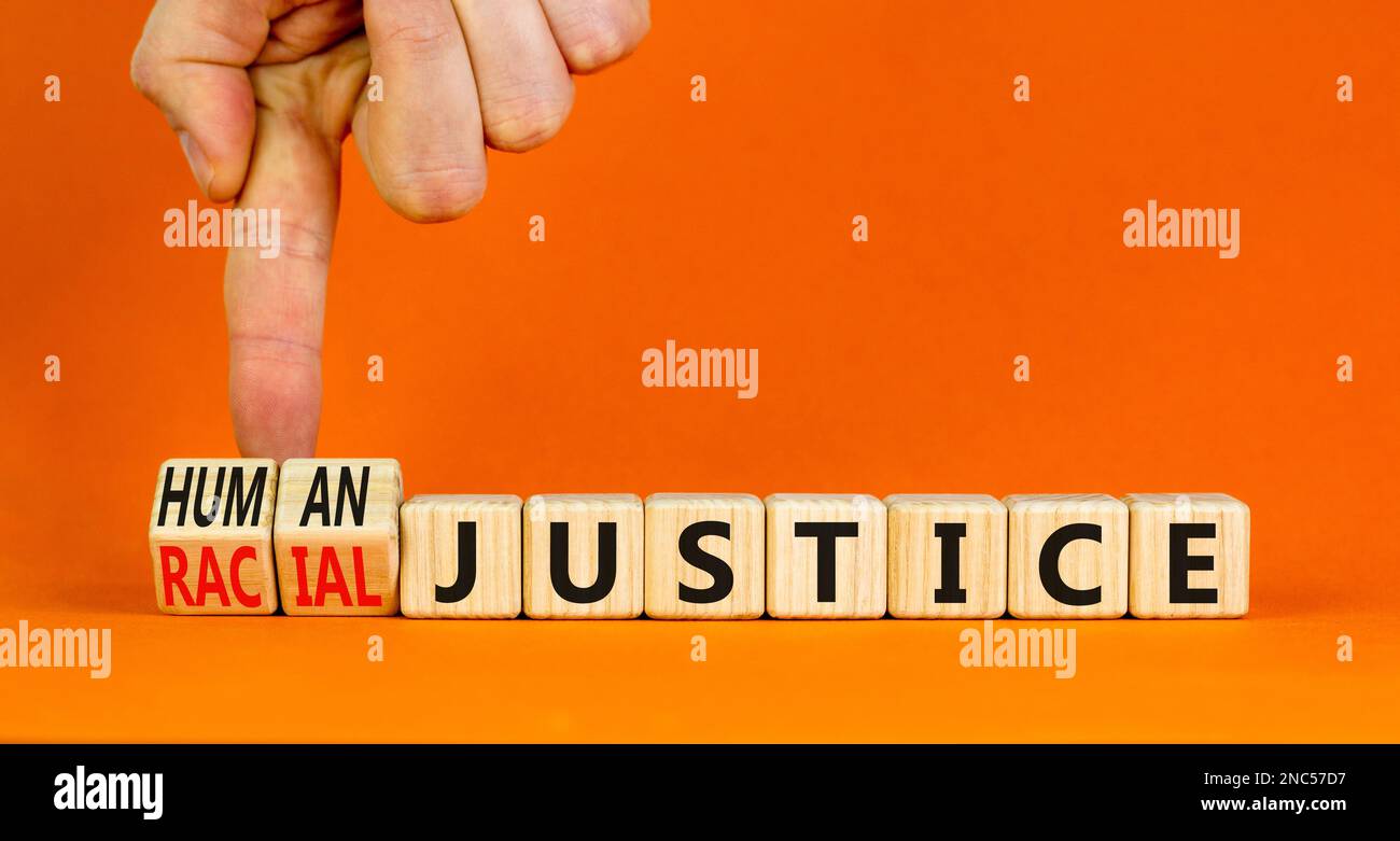 Racial or human justice symbol. Concept words Racial justice Human ...