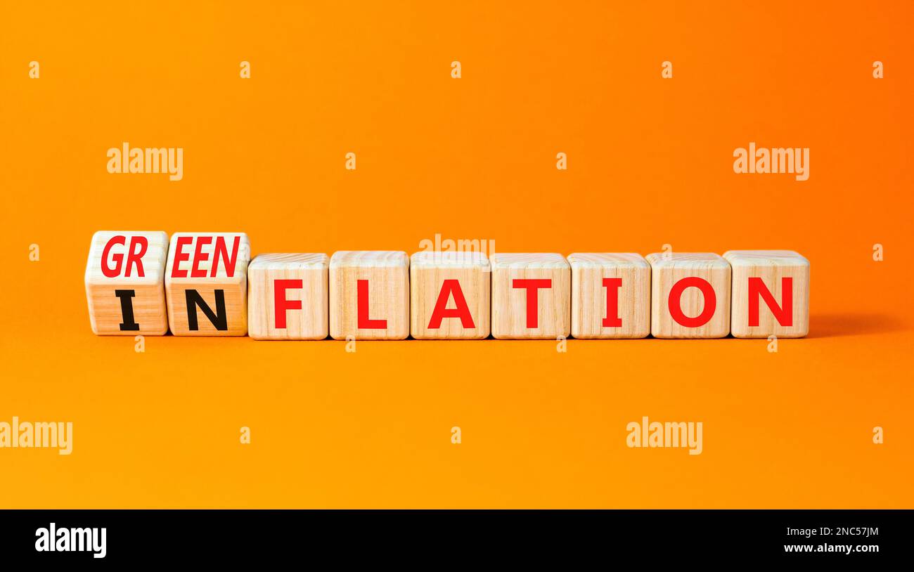 Inflation or greenflation symbol. Concept words Inflation or ...