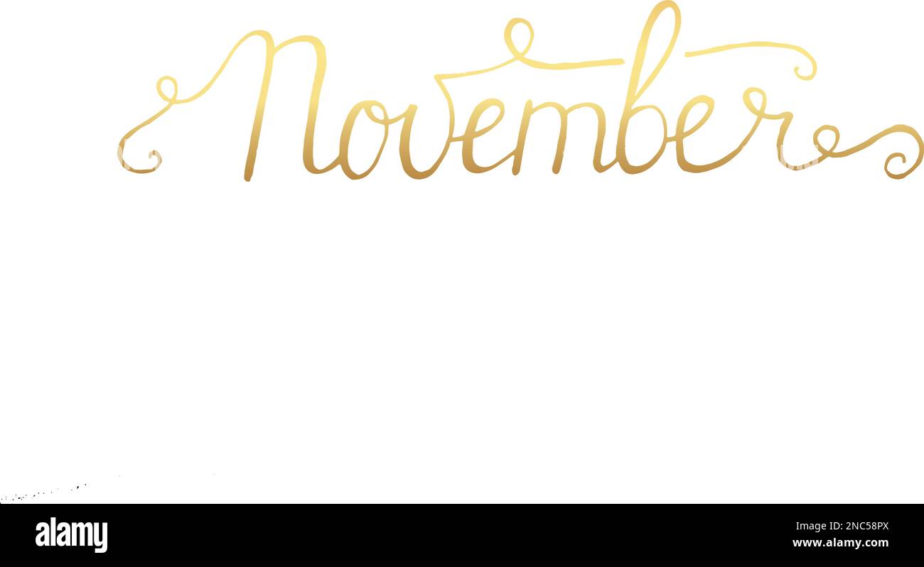 Month lettering hi-res stock photography and images - Alamy