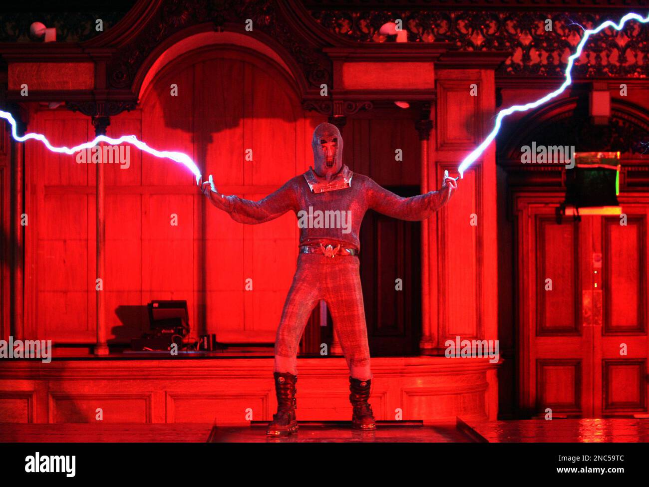 Patrick Brown of US based ArcAttack performs for the first time in the ...