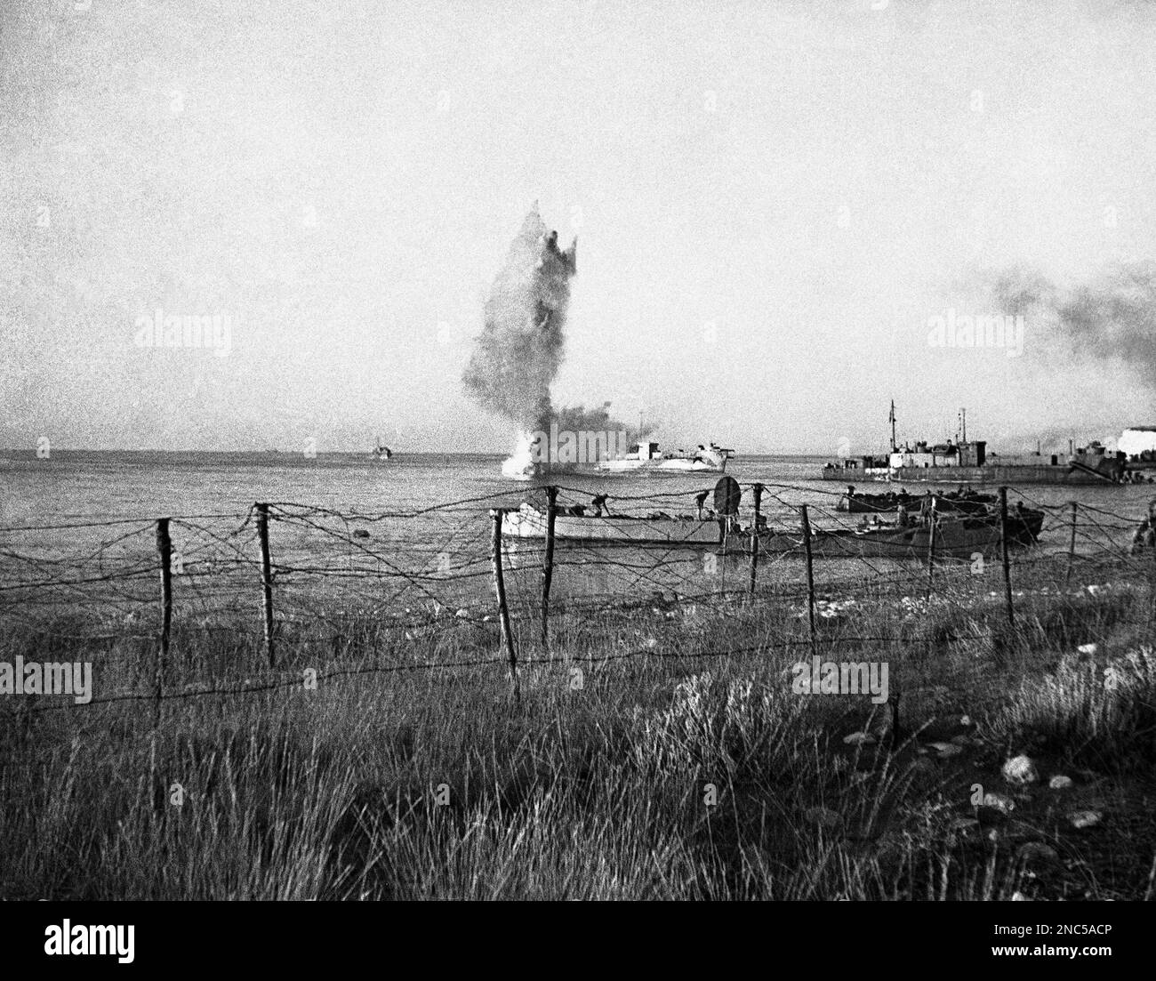 The opening stages in the invasion of Sicily, which has carried the ...