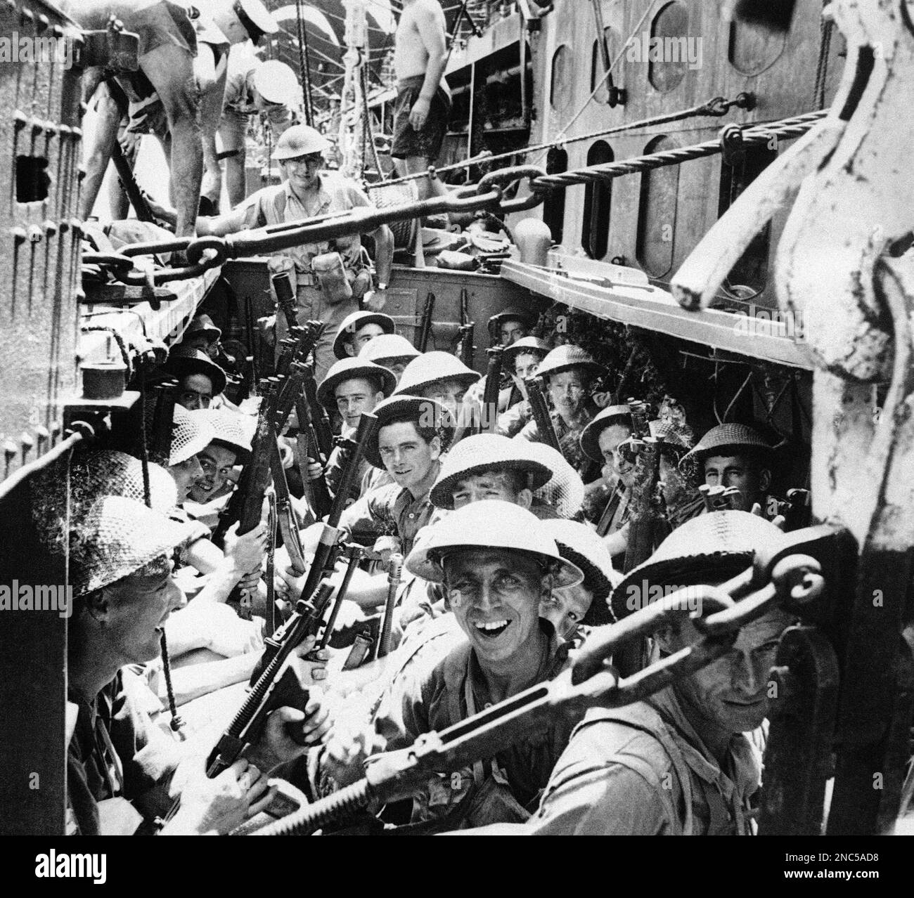 These 8th Army men showed a confidence fully justified by the success ...