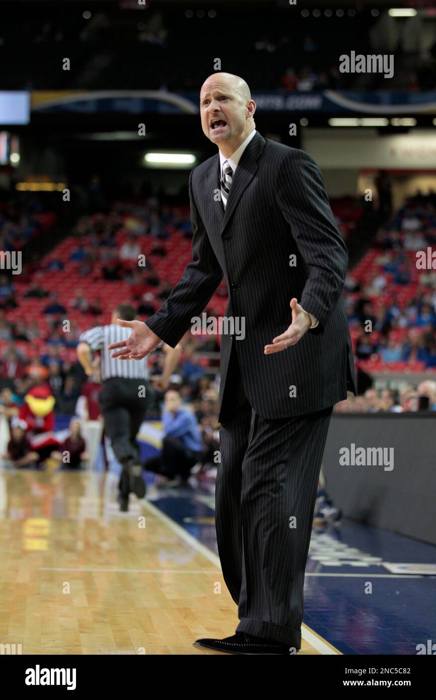 Mississippi head coach Andy Kennedy shouts to his players during the ...