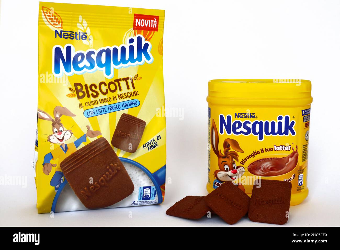 NESQUIK Cookies and Chocolate Powder. Nesquik is a brand of Nestlé ...
