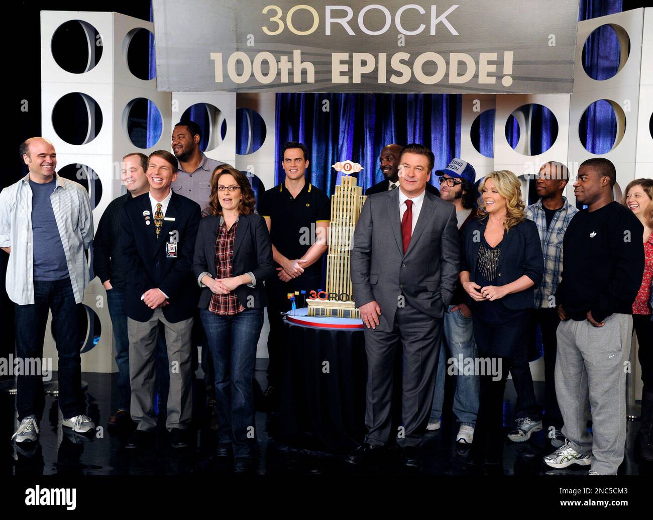 Cast members from the NBC's "30 Rock" television show, including front ...