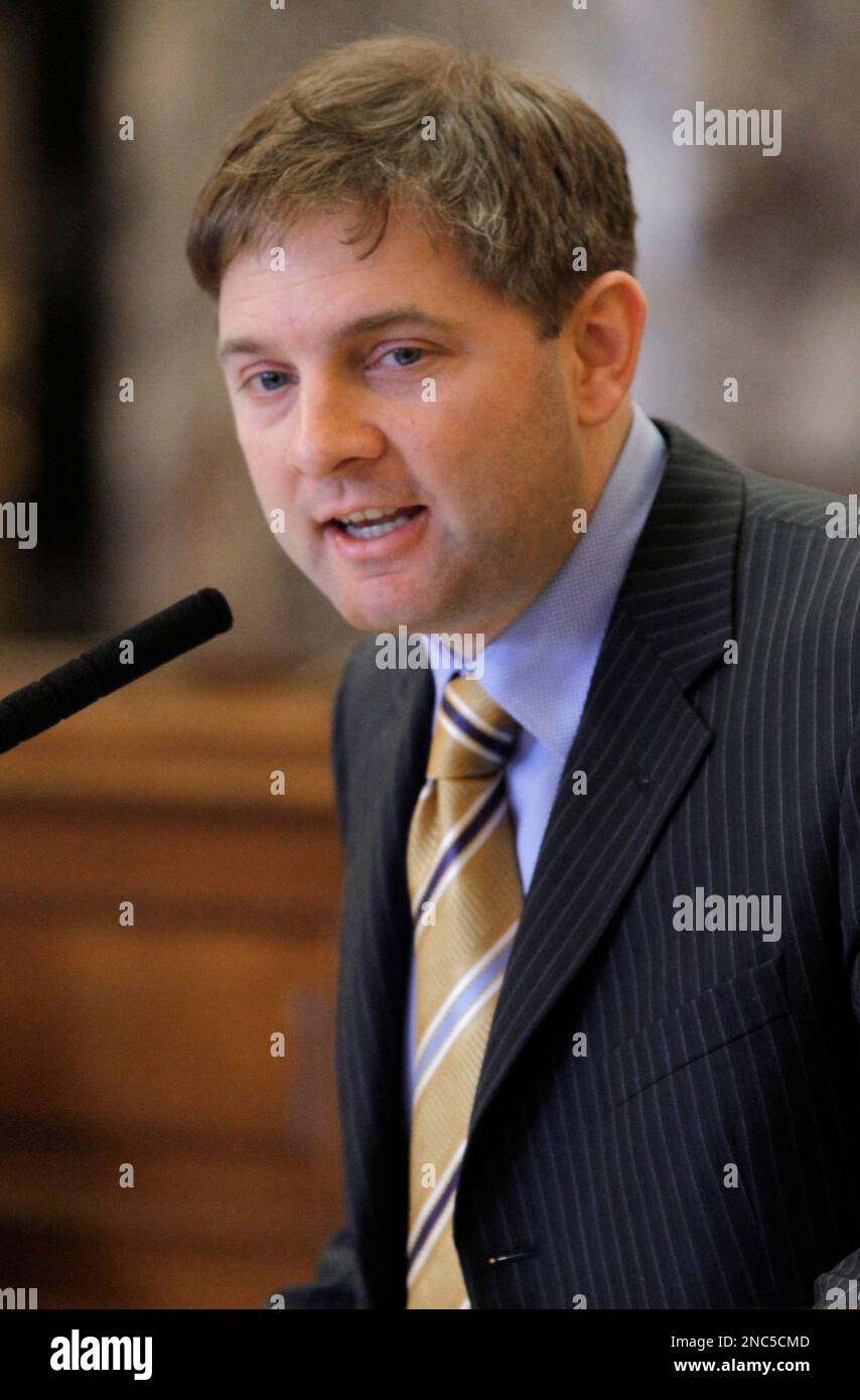 Sen. Joey Fillingane, R-Sumrall, calls for his colleagues to support a ...