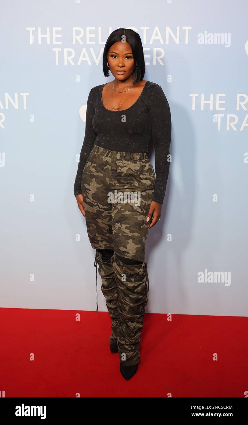 Dymund attends the European premiere for The Reluctant Traveler, at the ...