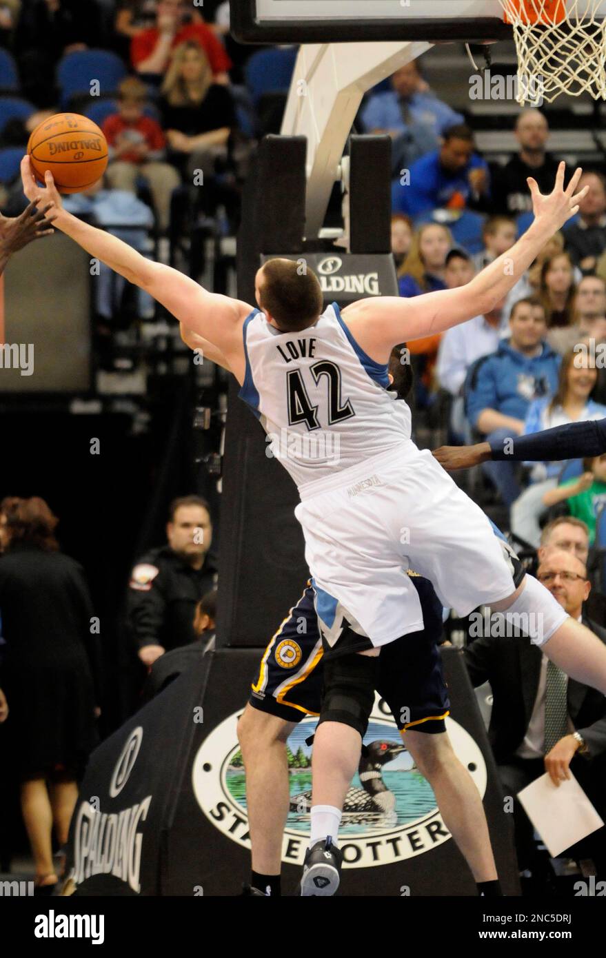 Minnesota Timberwolves' Kevin Love in the second half of an NBA ...
