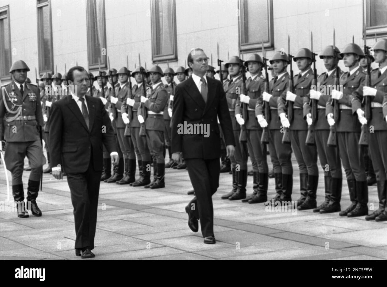 Head of West Germany's Permanent Representation in East Germany, Hans ...