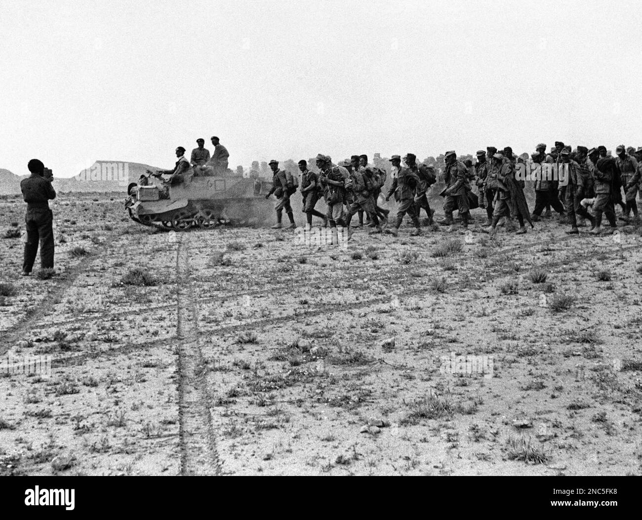 The turning of the Mareth defences and the destruction of a large part ...