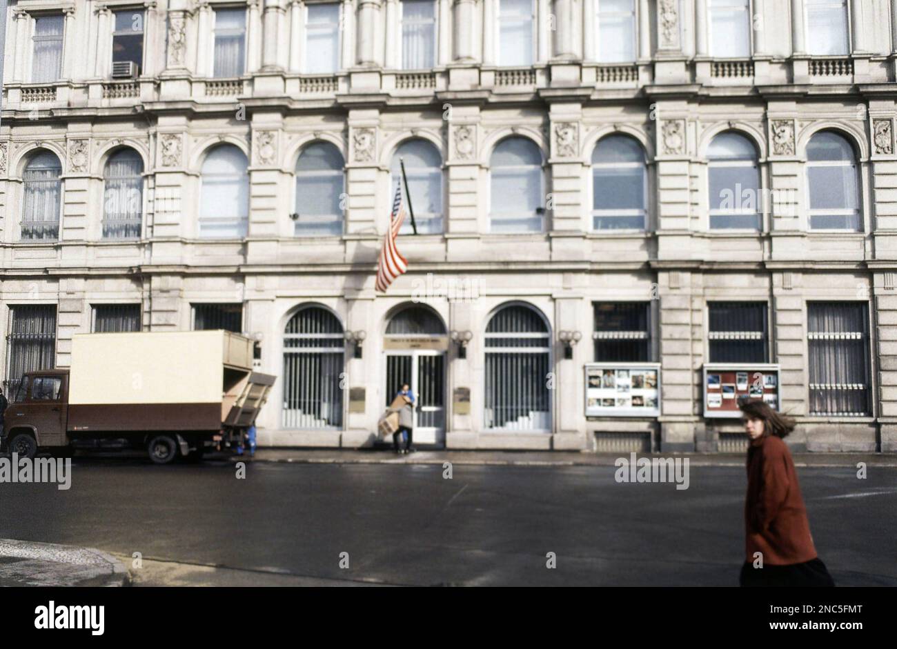 The U.S. Embassy in East Berlin, Germany in March 1983. (AP Photo/Edwin ...