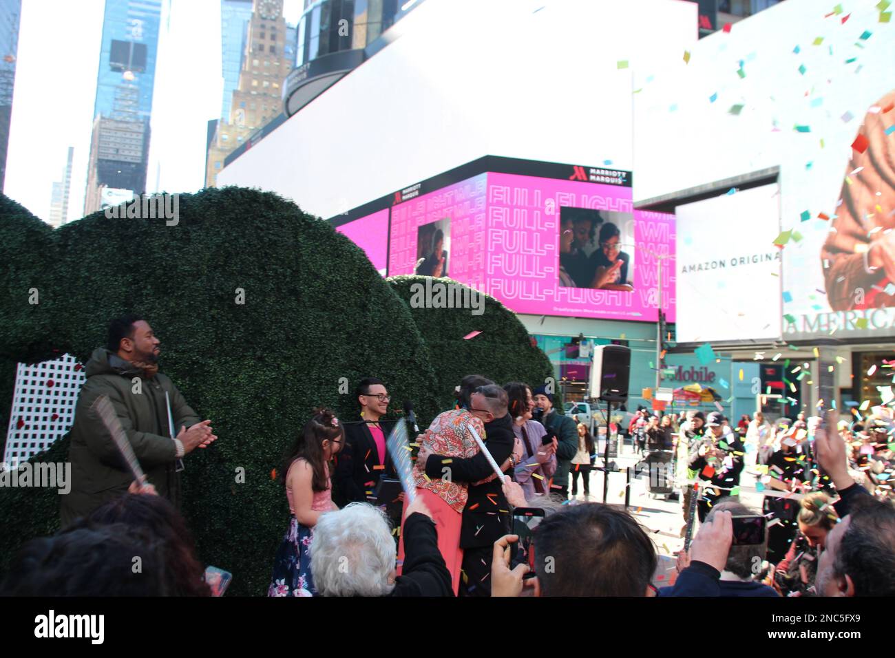 New York, USA. 14th Feb, 2023. Rachel Federman and Alexandre Perez at ...