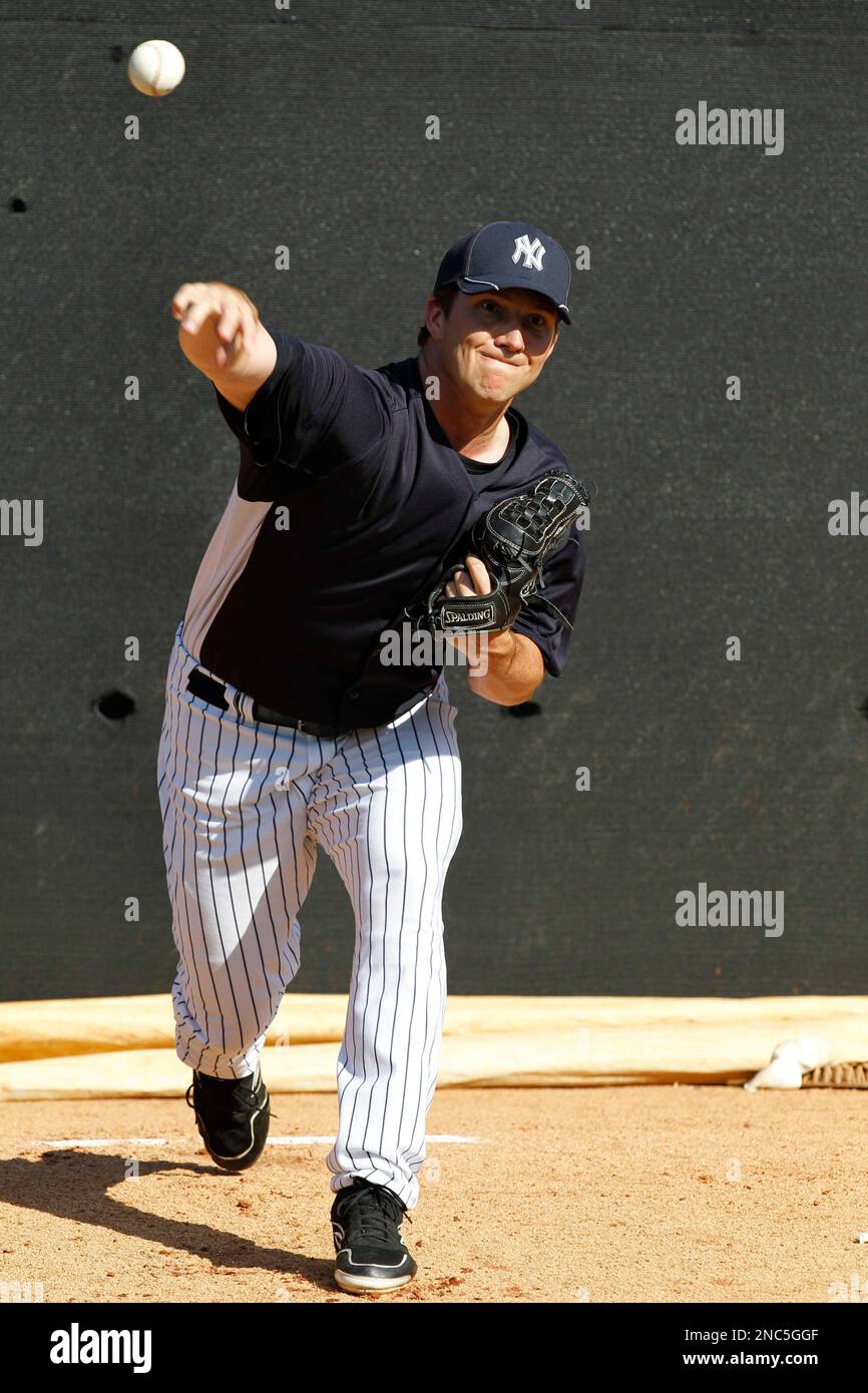 New York Yankees right handed pitcher Eric Wordekemper, a non-roster ...