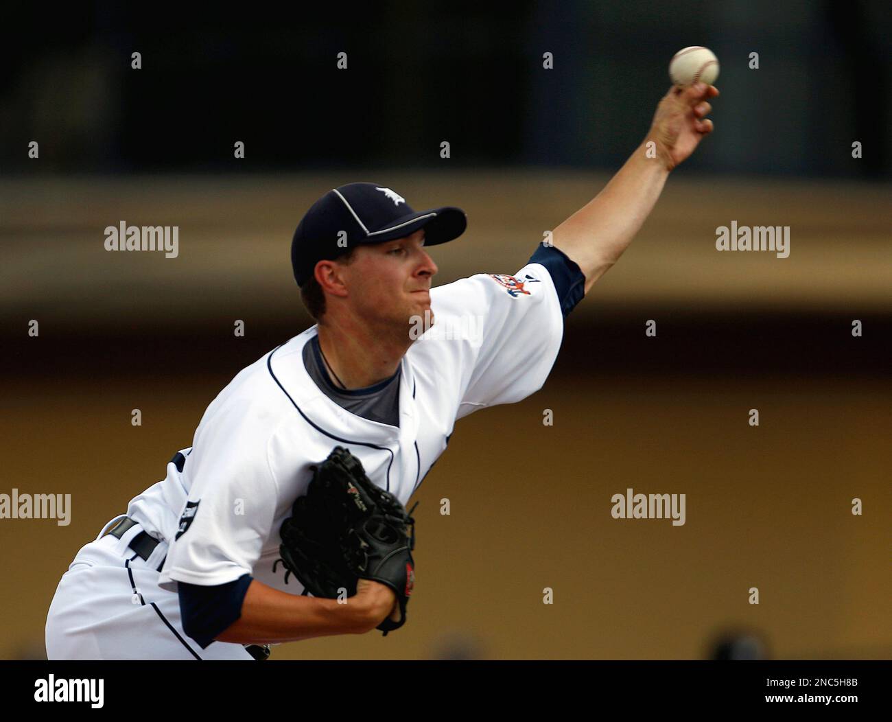 Detroit Tigers starting pitcher Adam Wilk (78) throws during a spring ...