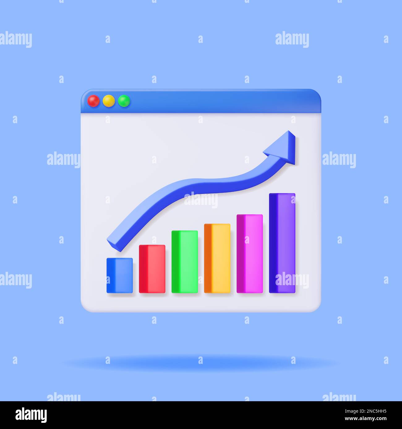 Browser window bar chart hi-res stock photography and images - Alamy