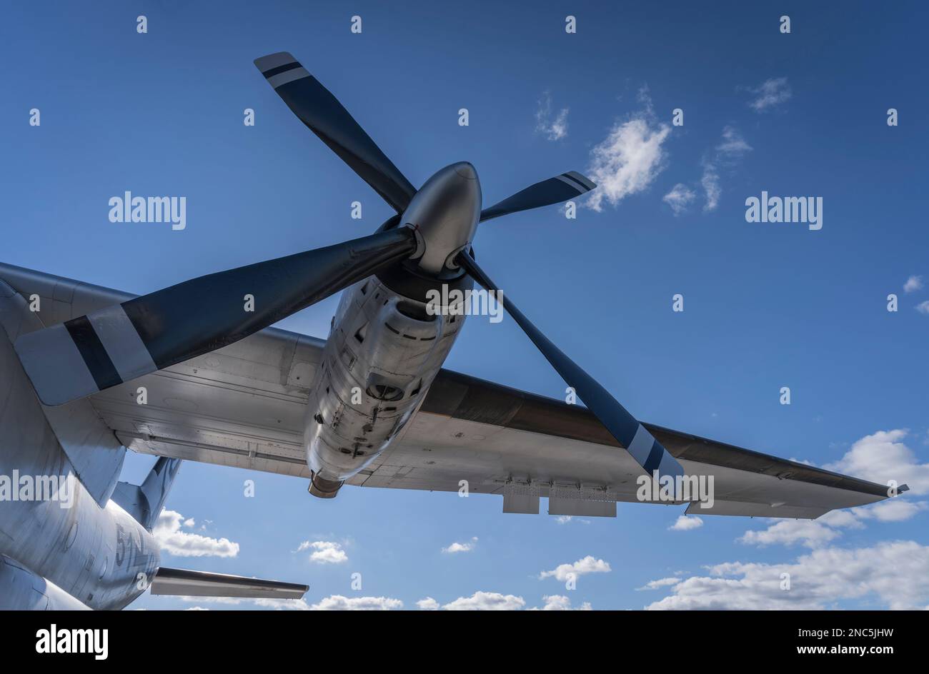 propeller of a historic airplane Stock Photo - Alamy