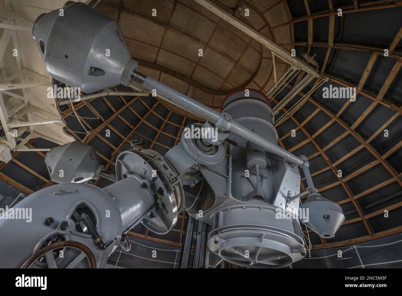 historic telescope in an observatory Stock Photo - Alamy