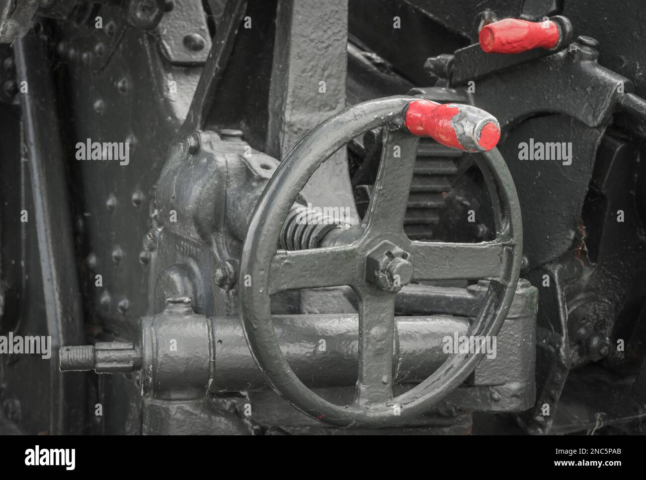 ballistic adjusting unit of a historic cannon Stock Photo - Alamy